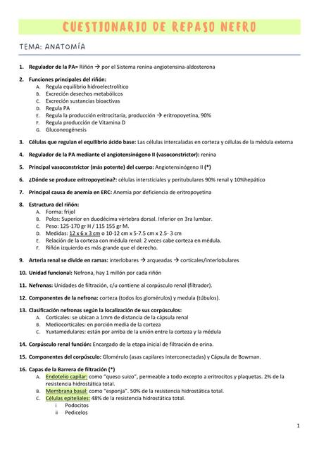 Repaso nefro P1 | Dany Martínez | uDocz