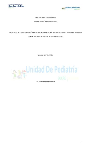 Guía Unidad de Pediatría | Maria elena Alejandro Chayña | uDocz