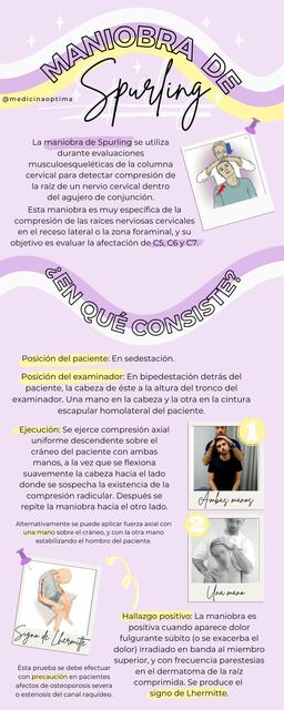Maniobra de Spurling | Medicina Óptima | uDocz
