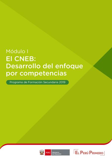 Modulo I El CNEB Desarrollo del Enfoque por Competencias | Juan Carlos ...