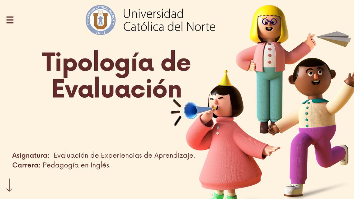Tipología de Evaluación | Study.aluka | uDocz