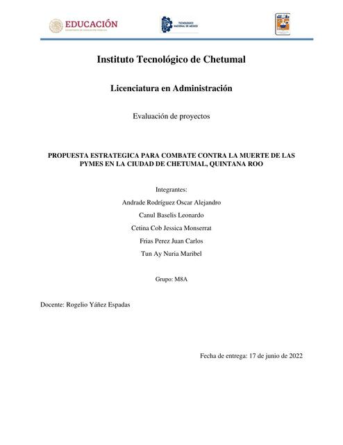Proyecto Final Evaluación de Proyectos | Juan Carlos Frias Perez | uDocz
