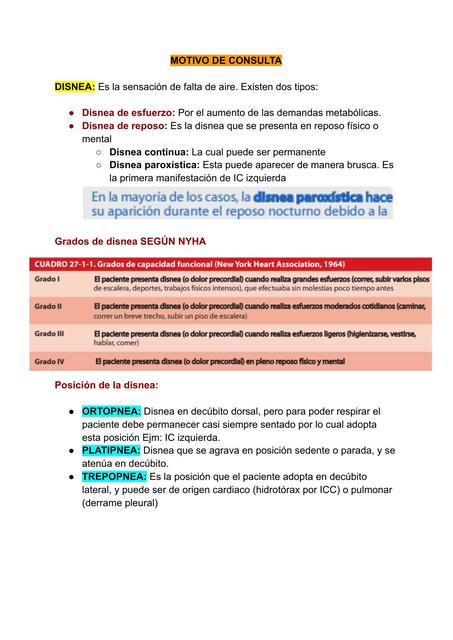MOTIVO DE CONSULTA DEL APARATO CARDIOVASCULAR | ARIMET VALERIA CHOQUE ... MOTIVO DE CONSULTA DEL APARATO CARDIOVASCULAR | ARIMET VALERIA CHOQUE ...