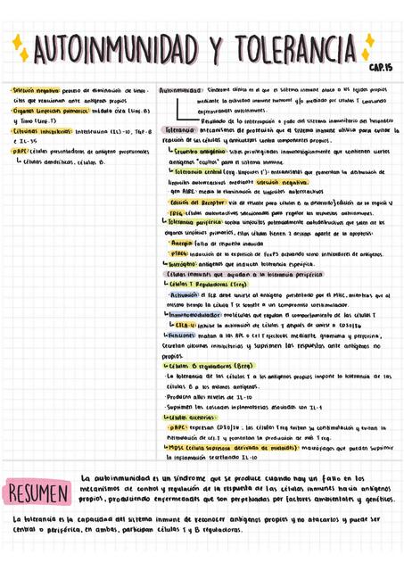 Autoinmunidad y mecanismos de tolerancia inmunológica | Mariana Juárez Recinos | uDocz