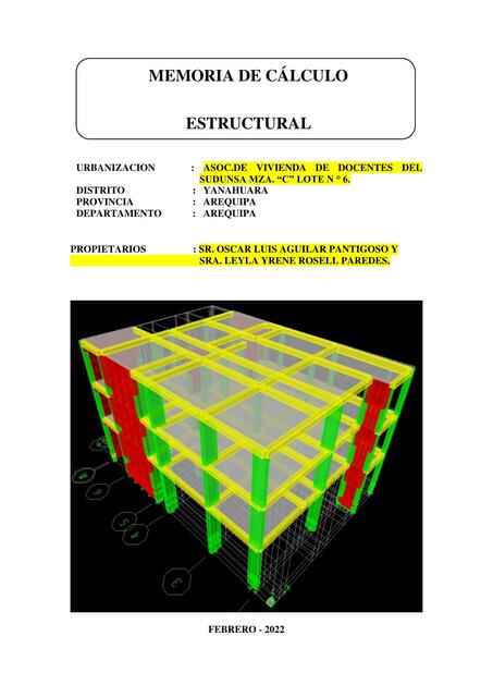 Memoria de Cálculo estructural | Mauricio Gutierrez | uDocz Memoria de Cálculo estructural | Mauricio Gutierrez | uDocz