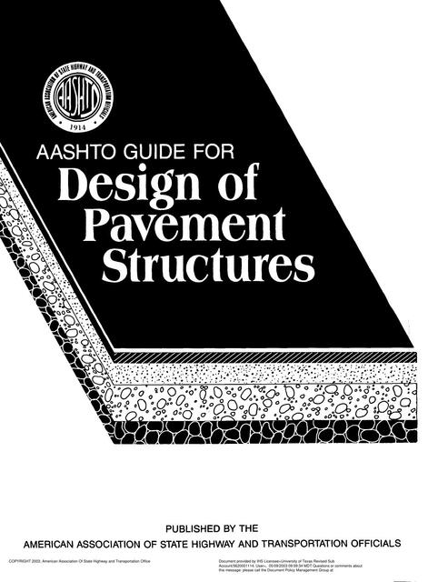 Guía AASHTO Guide for design of pavement structures 1993 | Oscar ...