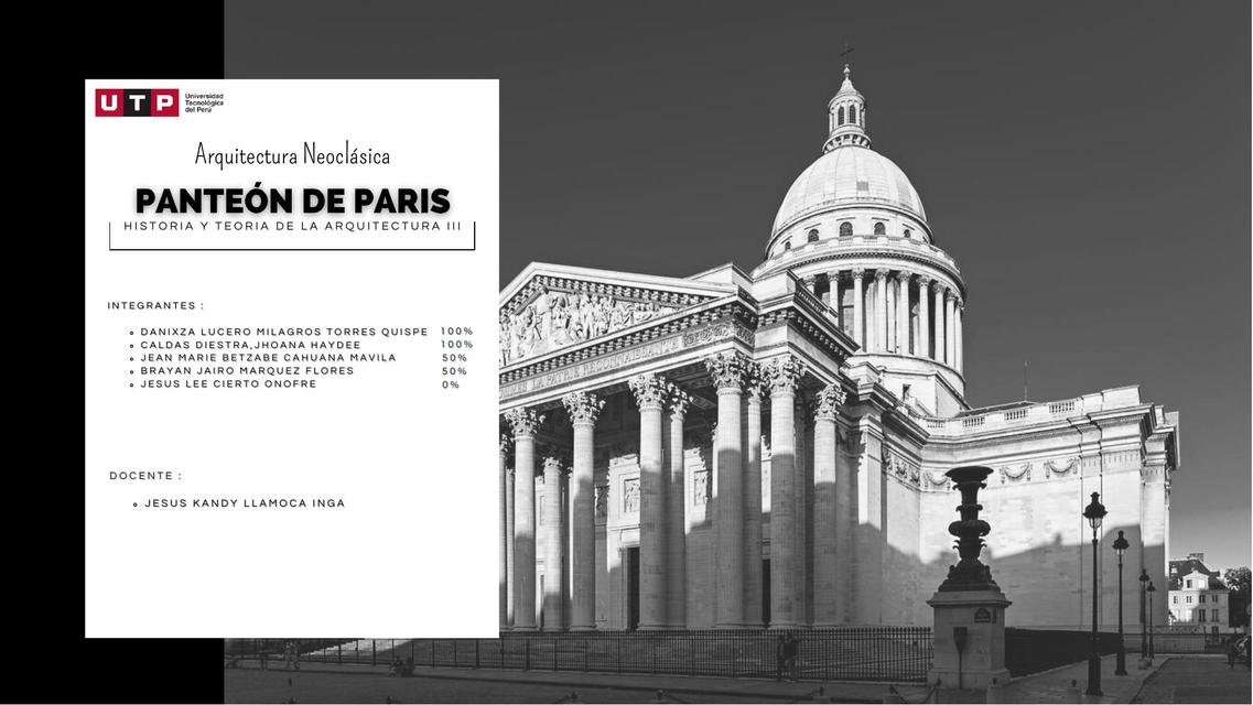 Panteón de paris | Jean Cahuana | uDocz