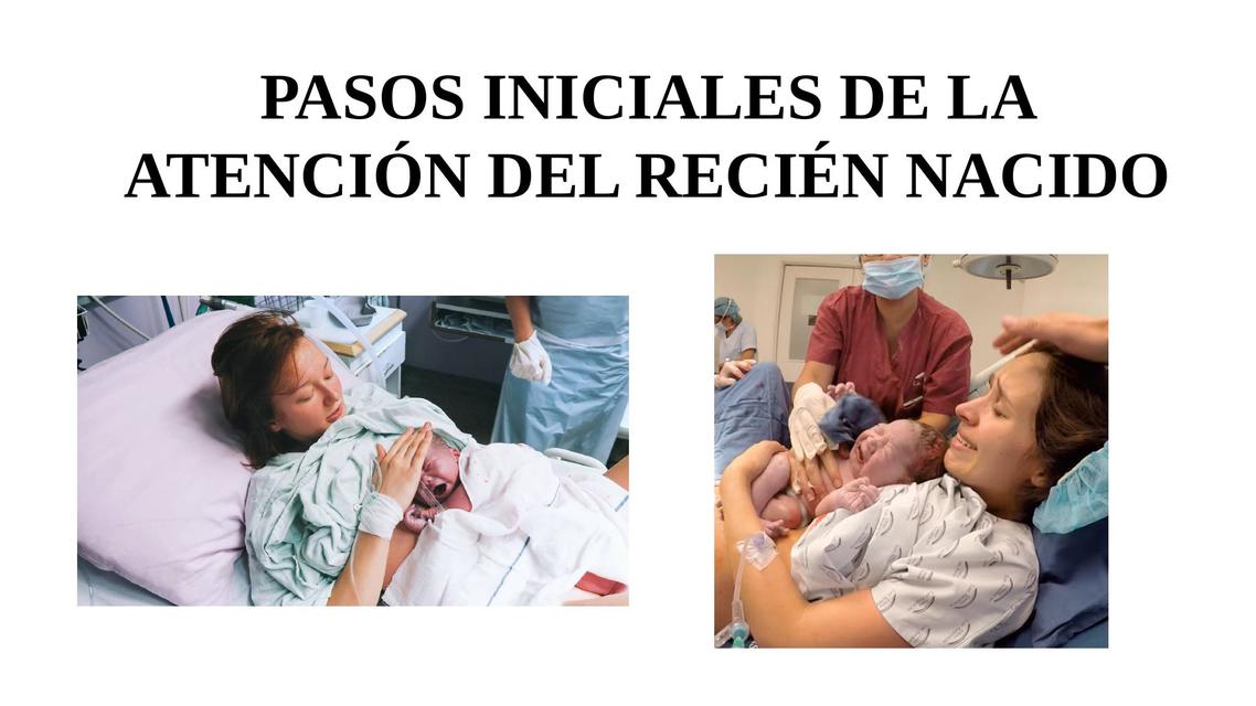 ATENCION DE RECIEN NACIDO | EL OBSTETRA | uDocz