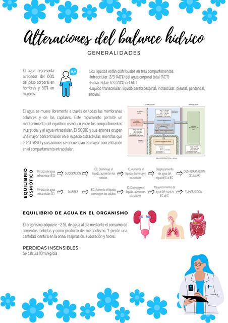 Alteraciones del balance hídrico: generalidades, edema e hipovolemia ...
