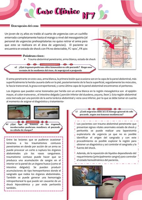 Casos Clínicos Anatomía | uDocz