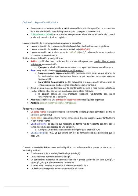 Capítulo 31 Regulación Acido Básica Itati Andrade Udocz