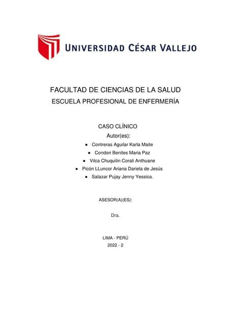 Caso Clínico Maria Paz Condori Benites Udocz