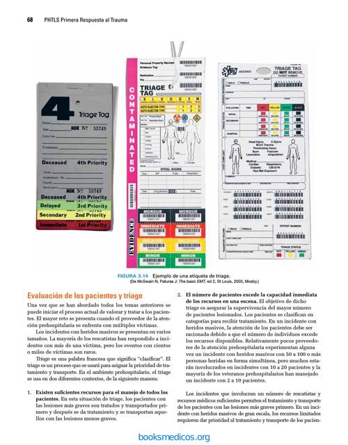 PHTLS Trauma Soporte Vital Prehospitalario Primera Respuesta al Trauma ...