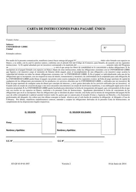 Carta de Instrucciones Formato ejemplo | cartasyformatos | uDocz Carta de Instrucciones Formato ejemplo | cartasyformatos | uDocz