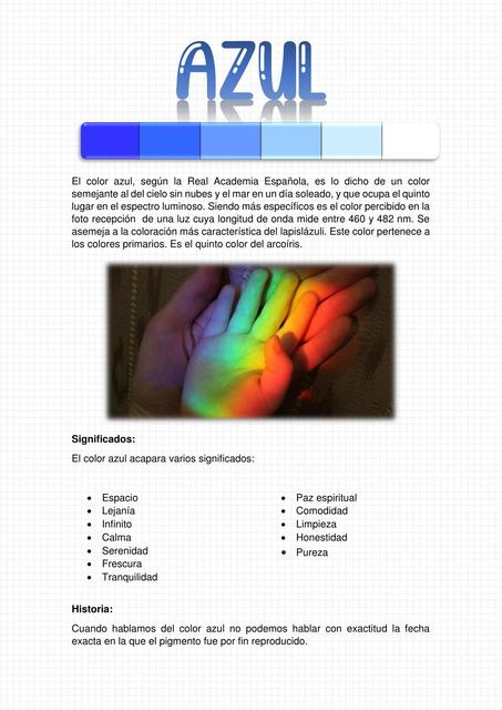 Significado Azul | @mer.notes22 | uDocz