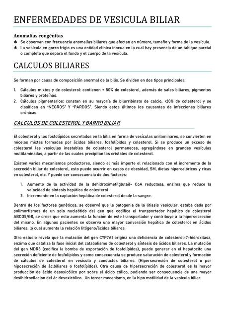ENFERMEDADES DE VESICULA BILIAR Y VIAS BILIARES | Medicina en la UNER ... ENFERMEDADES DE VESICULA BILIAR Y VIAS BILIARES | Medicina en la UNER ...