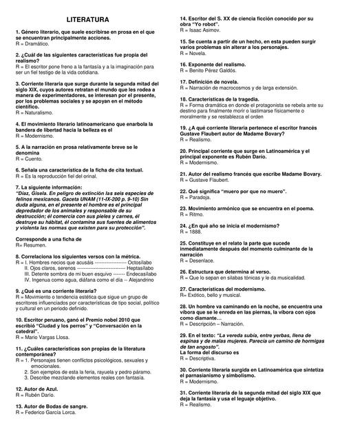 LITERATURA | LEonel Rico | uDocz