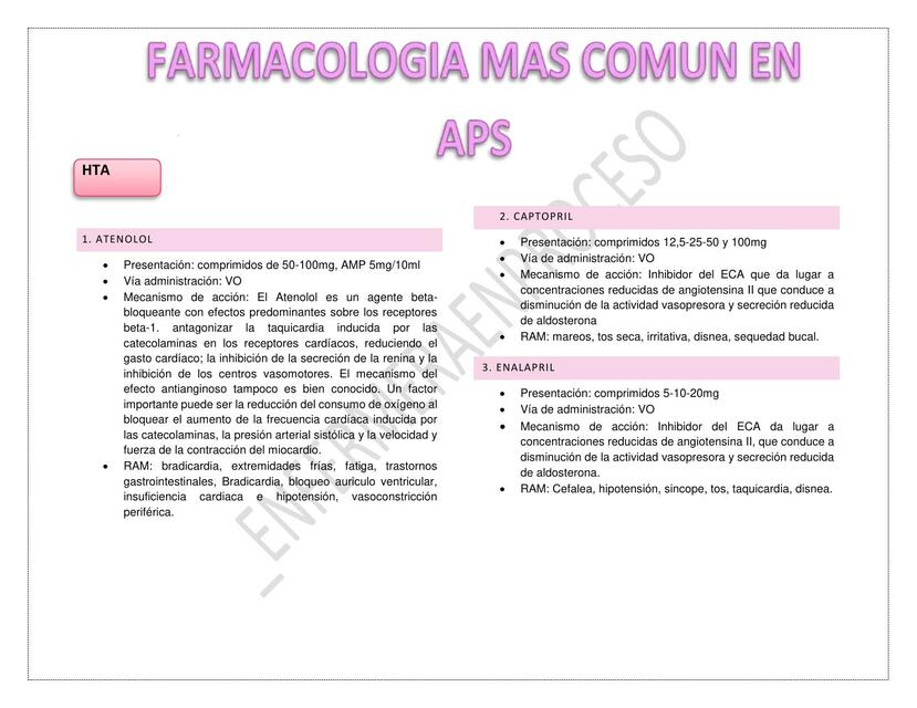 Medicamentos en Atención Primaria de Salud - APS | Ari Valenzuela | uDocz
