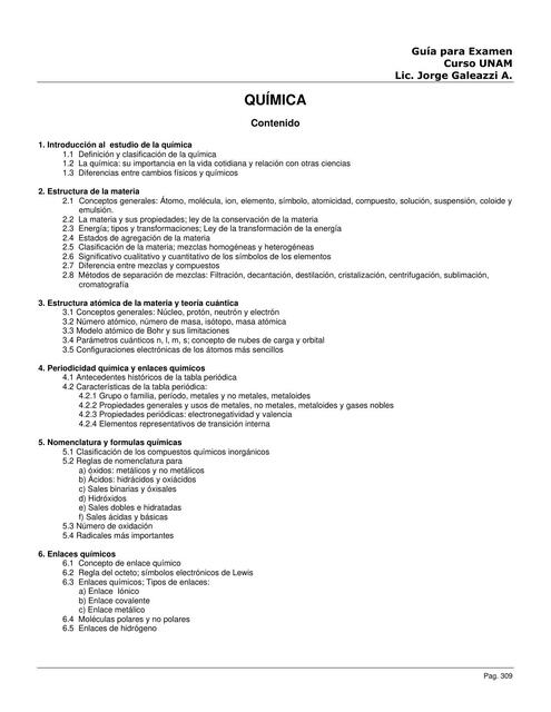 Guía UNAM 11 Quimica 2 | LEonel Rico | uDocz