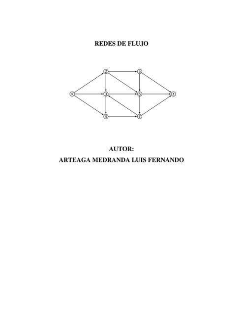 Redes de Flujo | Luis Arteaga | uDocz