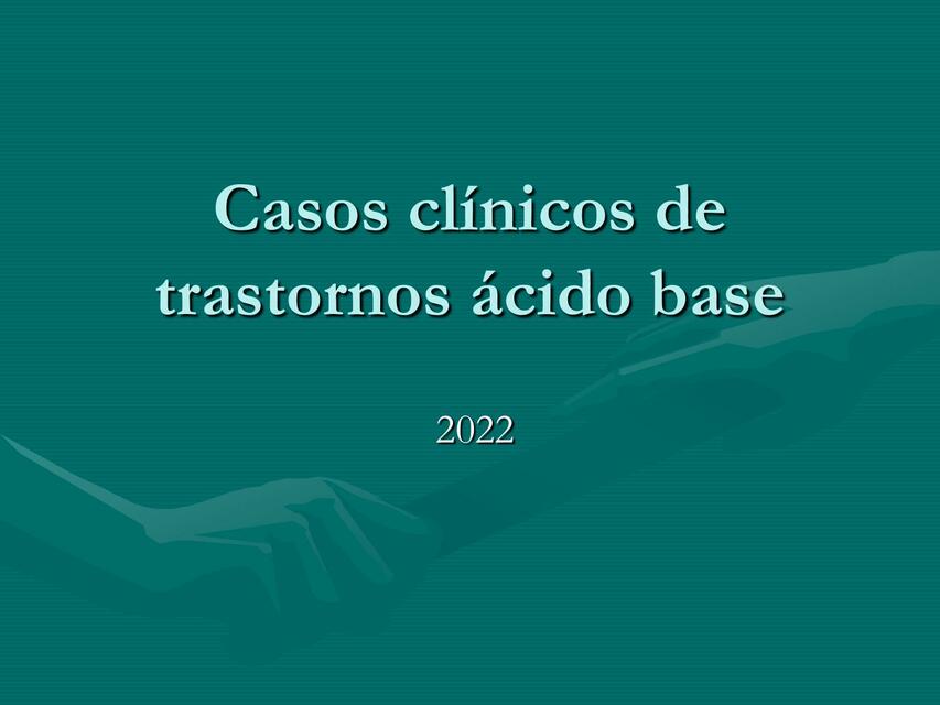 Flashcards de Trastornos acido base | Por Armando Baut | uDocz