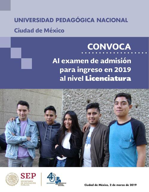 Convocatorias licenciatura UPNcdmx final | LEonel Rico | uDocz