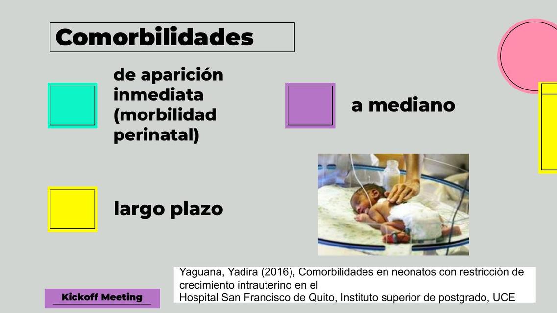 Morbilidad perinatal | uDocz