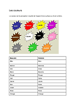 Les couleurs (Los colores) | David Matias | uDocz