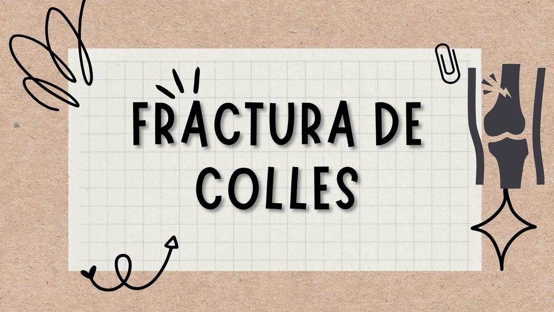 Fractura de Colles | uDocz