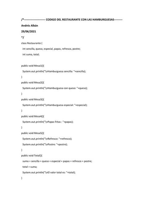 Código Java | Adonis Aguayo | uDocz