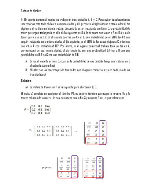 Investigación sobre Markov | Marco Antonio Gutierrez Juarez | uDocz