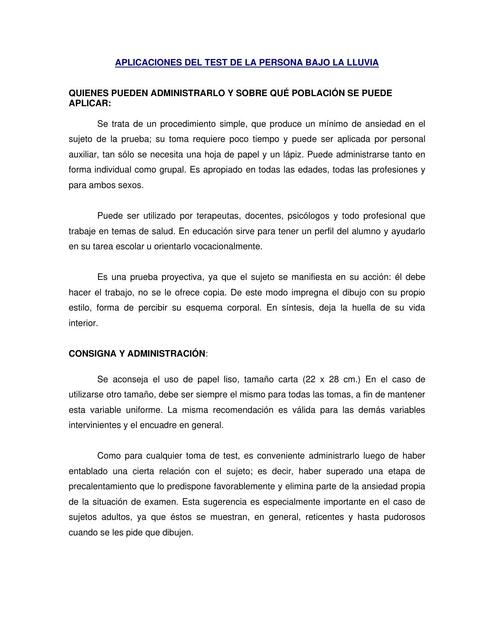 Test persona bajo la lluvia completo | Pulpiniya | uDocz
