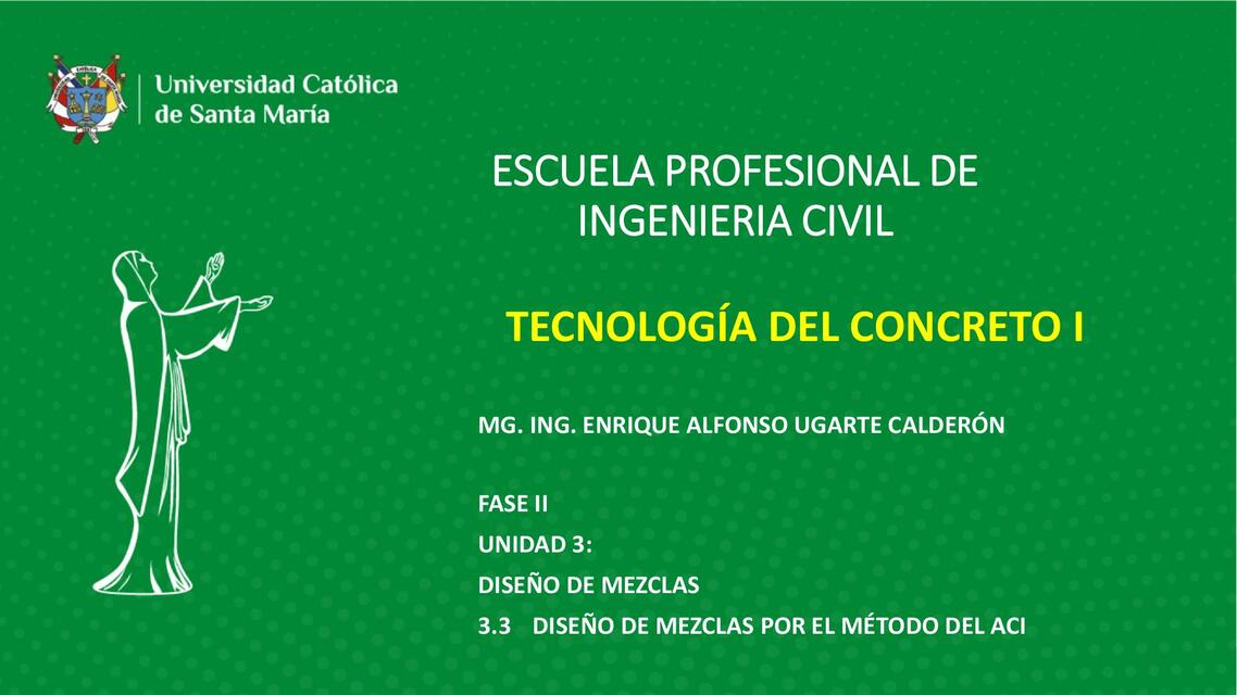 Tecnología del Concreto I | Andre Porcela | uDocz