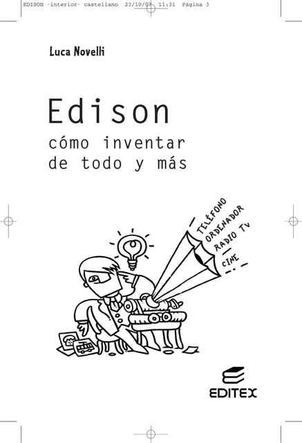 Cap 1 - Thomas Alva Edison | Jhon Franklin | uDocz