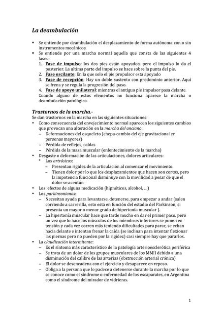 La deambulación | Marisol Cortegoso Durán | uDocz
