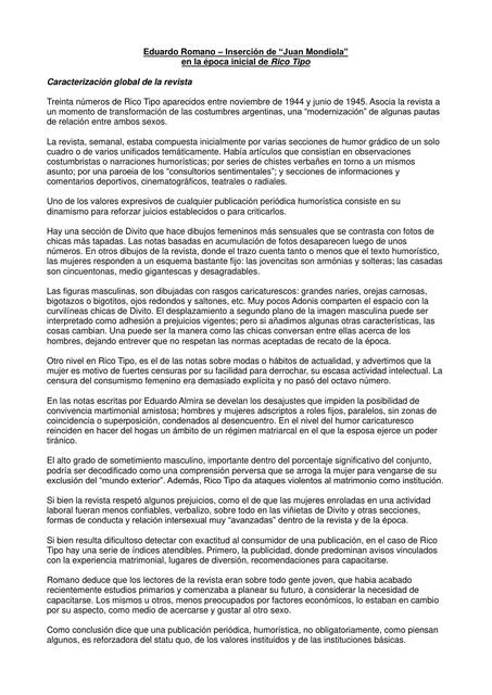 Romano-rico tipo | Todo de Comunicación Social UBA | uDocz
