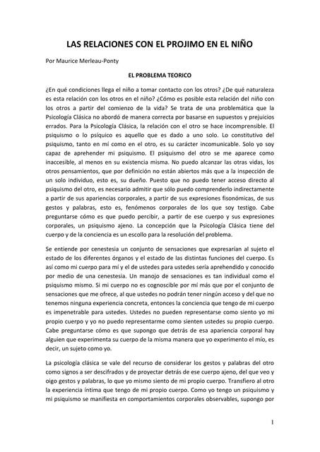 Las relaciones con el prójimo en el niño | Todo de Comunicación Social ...