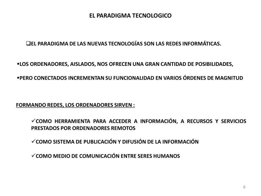 El Paradigma Tecnológico | feer abata | uDocz