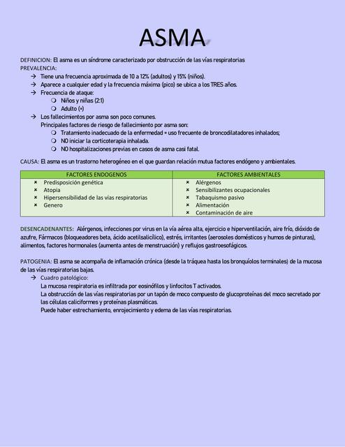 Asma | Erika Aguilar | uDocz