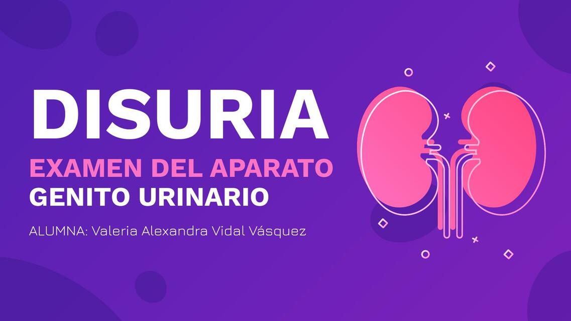 Resúmenes de Disuria | Descarga apuntes de Disuria