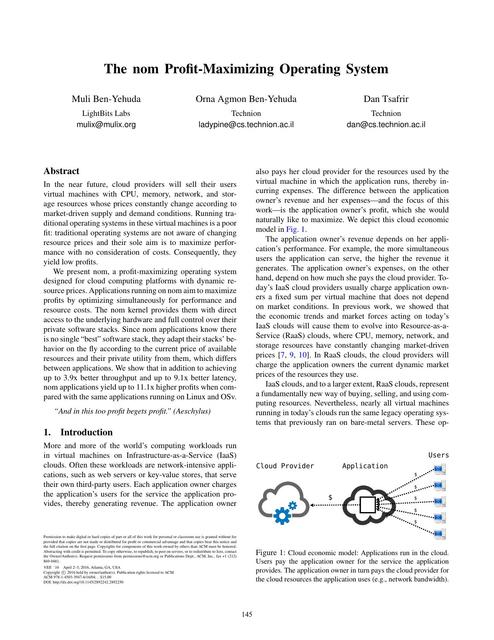 The Nom Profit Maximizing Operating System | HackerNews | uDocz
