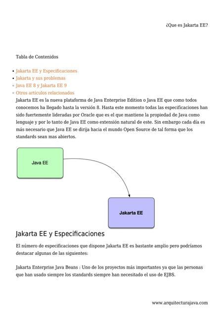 Que es Jakarta EE | Javier Susana | uDocz