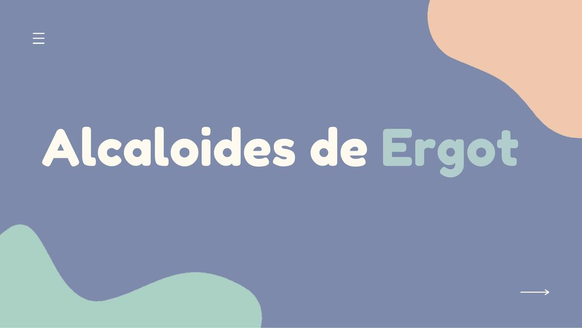 Alcaloides de Ergot - Farmacología | StudyLand | uDocz