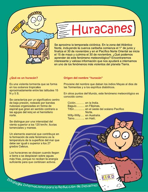 Podemos Saberlo- Los Huracanes | actividadesytemas1 | uDocz