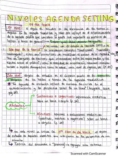 Niveles de la Agenda Setting | María José Muñoz | uDocz