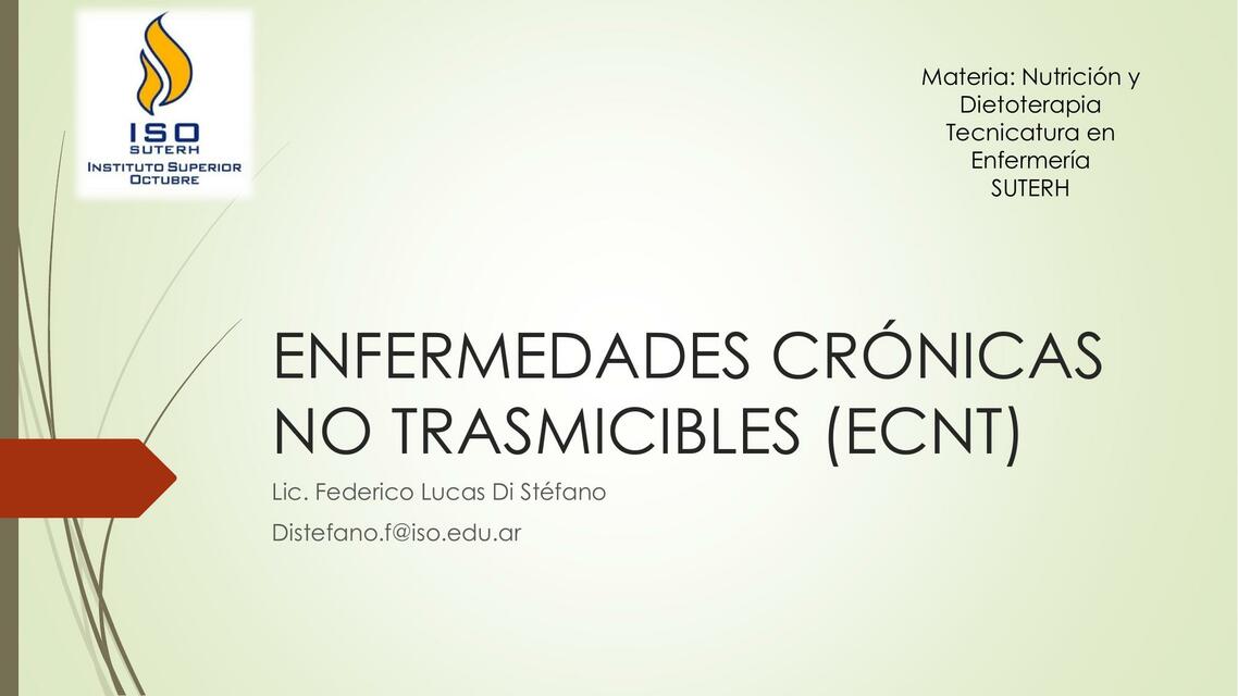 Enfermedades Crónicas no transmisibles. | Candelaria Ledesma | uDocz