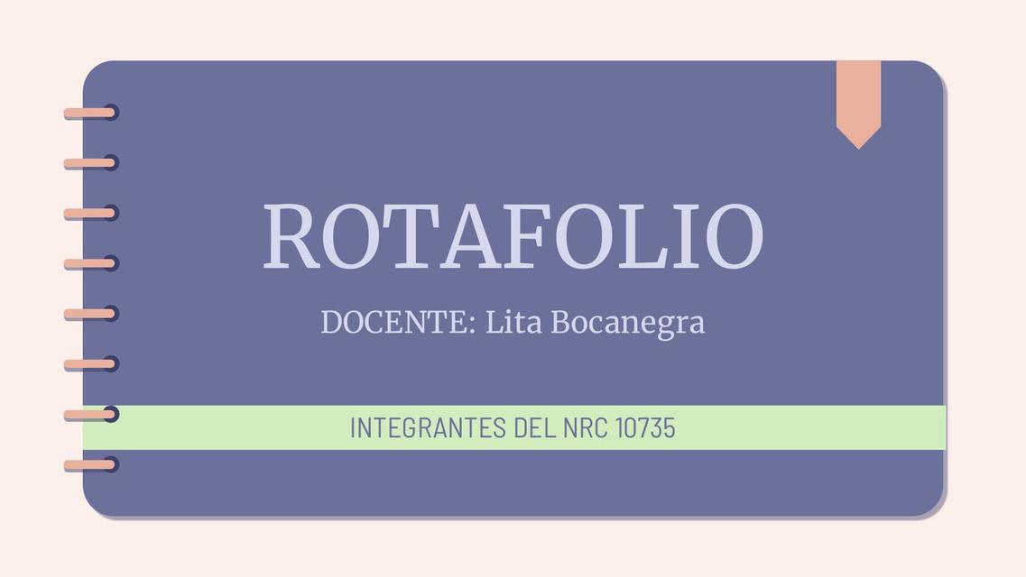 Rotafolio adulto | CAYO GRACO BENJAMIN ALZAMORA GARCIA | uDocz
