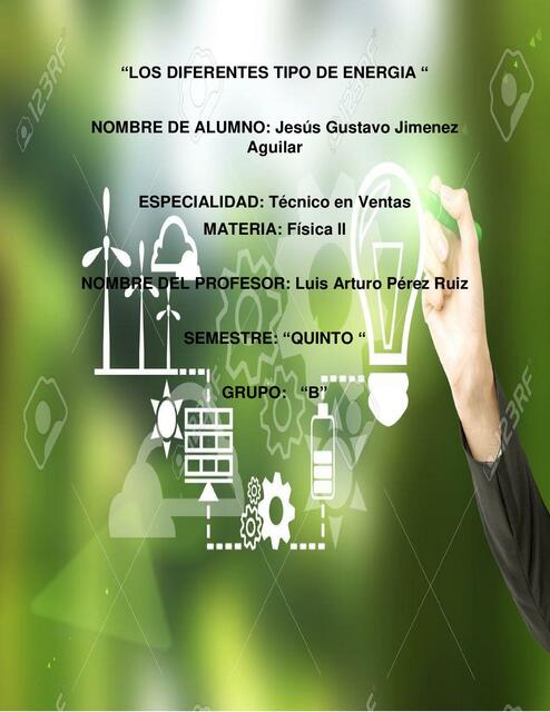 Tipos de energía | SADASACAS SACADASD | uDocz