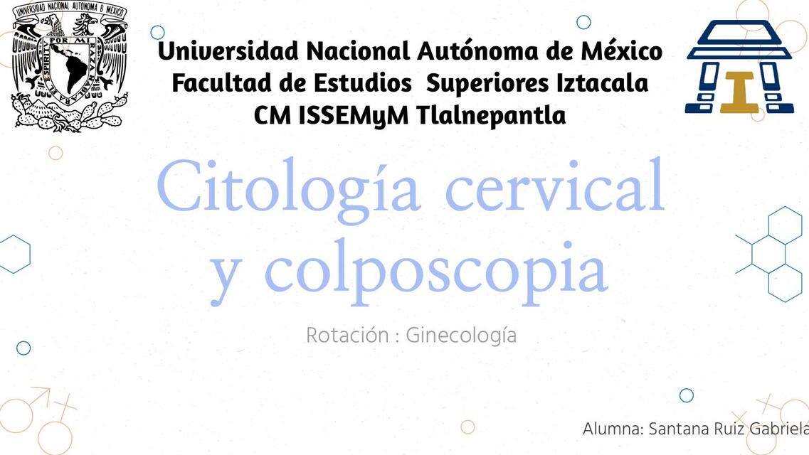 Citología cervical y colposcopia | Gaby Santana | uDocz Citología cervical y colposcopia | Gaby Santana | uDocz