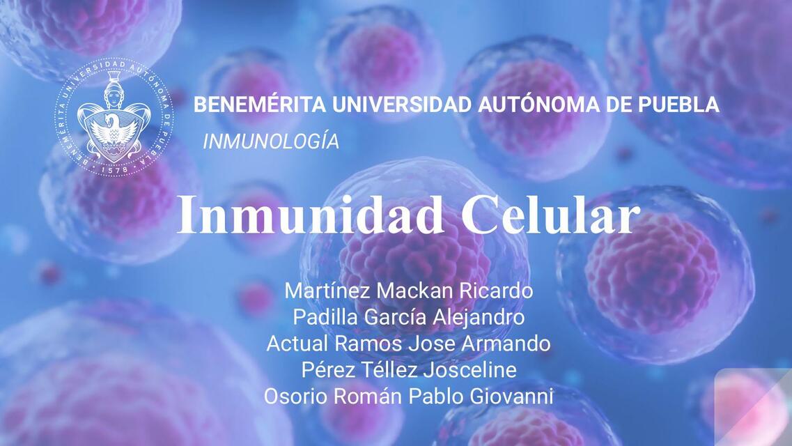 Inmunidad Celular | Martinez Mackan Ricardo | uDocz